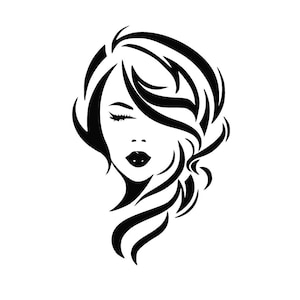 Beauty Svg, Beautiful Woman Svg, Fashion Svg, Salon Svg, Spa Svg, Woman ...