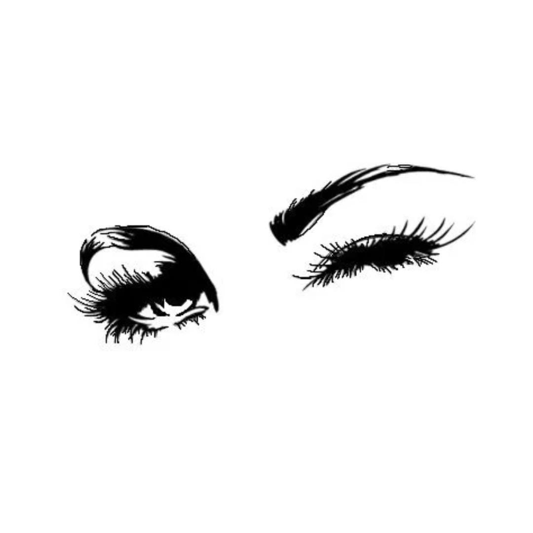 Winking Woman Eyes SVG: Eyelashes Wink Clipart (digital Download) - Etsy
