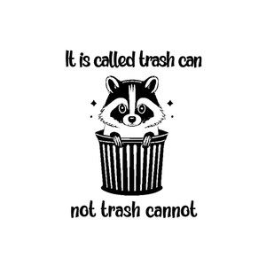 Raccoon Svg, Trash Panda Svg, Trashcan Svg, Trash Cannot Svg, Funny ...