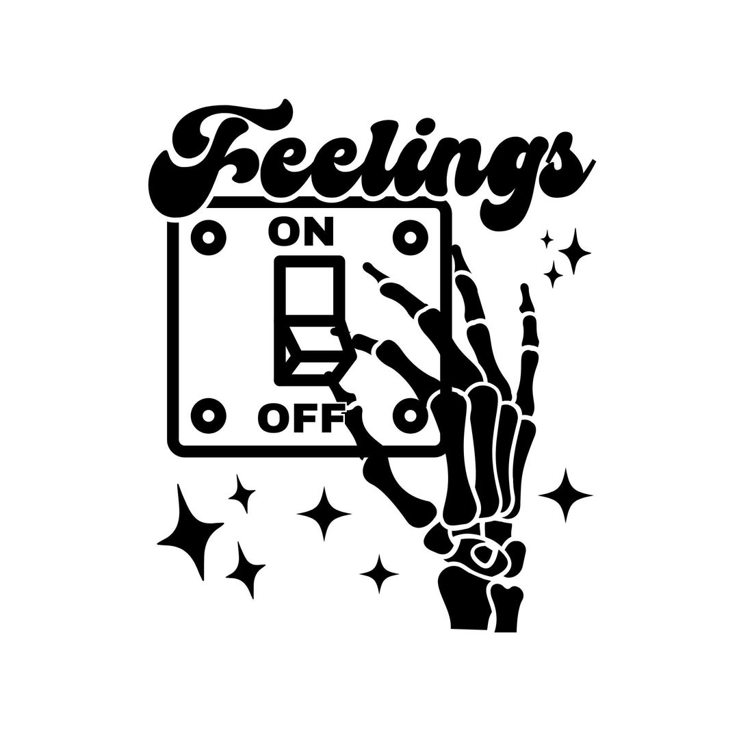 Feelings Svg, Light Switch Svg, Turn on Feelings Svg, Turn off Feelings ...
