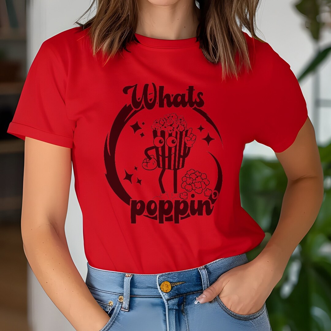 Popcorn Svg, What's Popping Svg, Cute Popcorn Svg, Funny Popcorn Svg ...