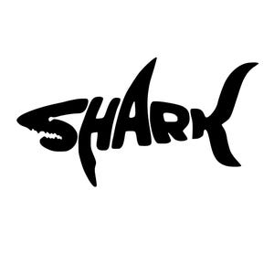 Shark in Letters SVG: Ocean Life Decal (digital Download) - Etsy