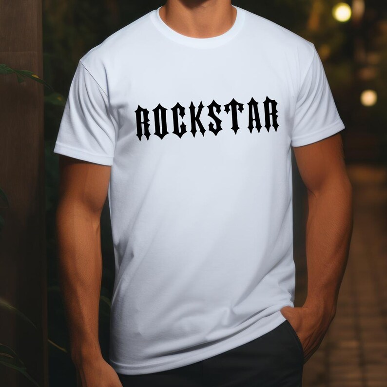 Rockstar Letter SVG Clipart: Music Design (digital Download) - Etsy