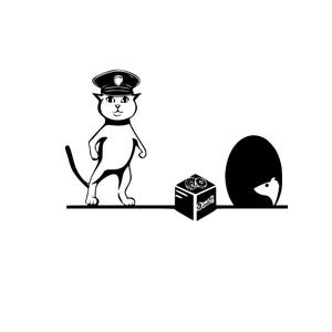 Mouse Life Svg, Mouse Svg, Cat Svg, Funny Mouse Svg, Cat Cop Svg ...