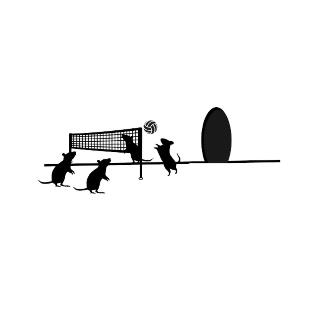 Mouse Life Svg, Mouse Svg, Mouse Hole Svg, Mice Playing Volleyball Svg ...