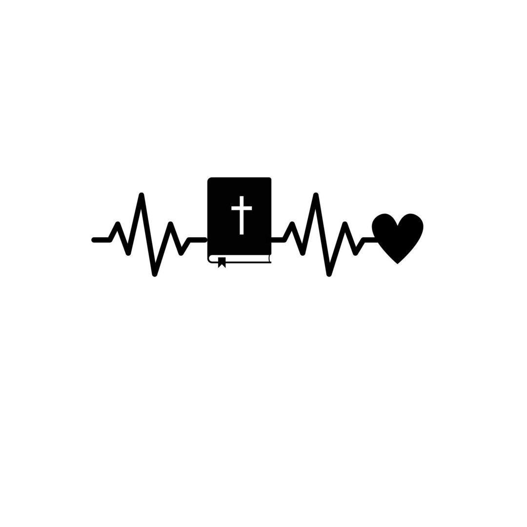 Bible Svg, Faith Svg, Heartbeat Bible Svg, Love Svg, Christian Svg ...