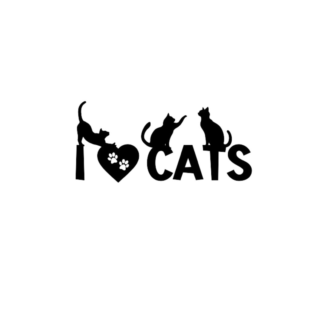 Cats Svg, Kittens Svg, I Love Cats Svg, Playing Cats Svg, Cats Playing ...