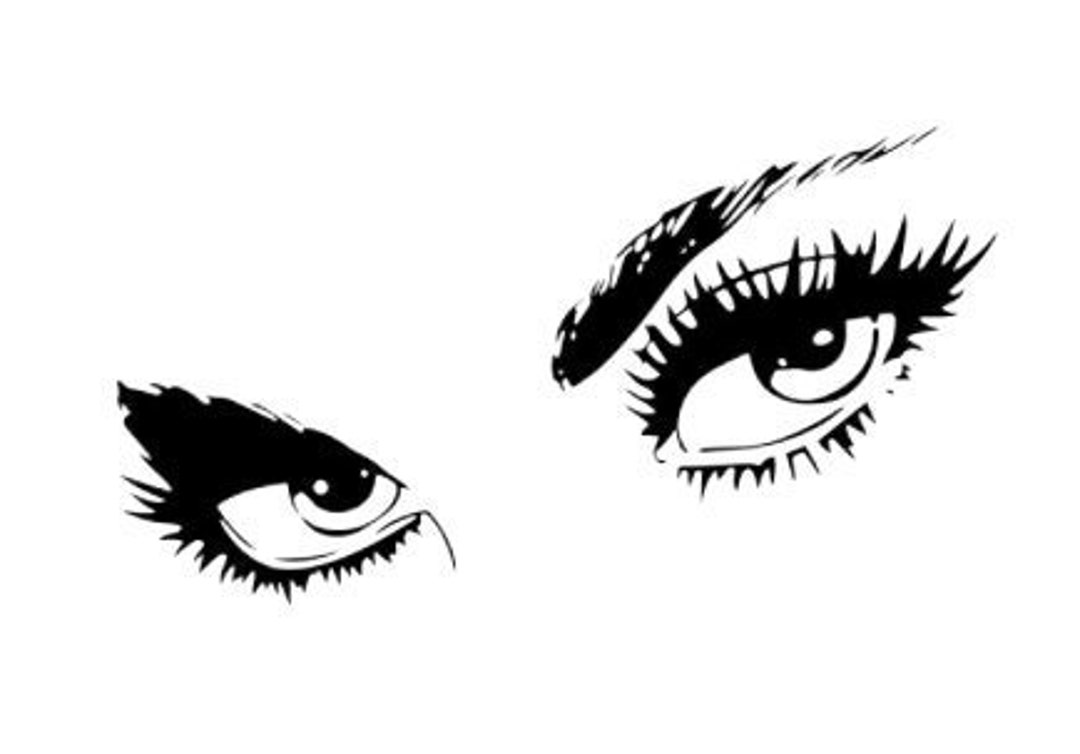 Eyes Svg, Woman's Eyes Svg, Beauty Svg, Face Svg, Vector File in SVG ...