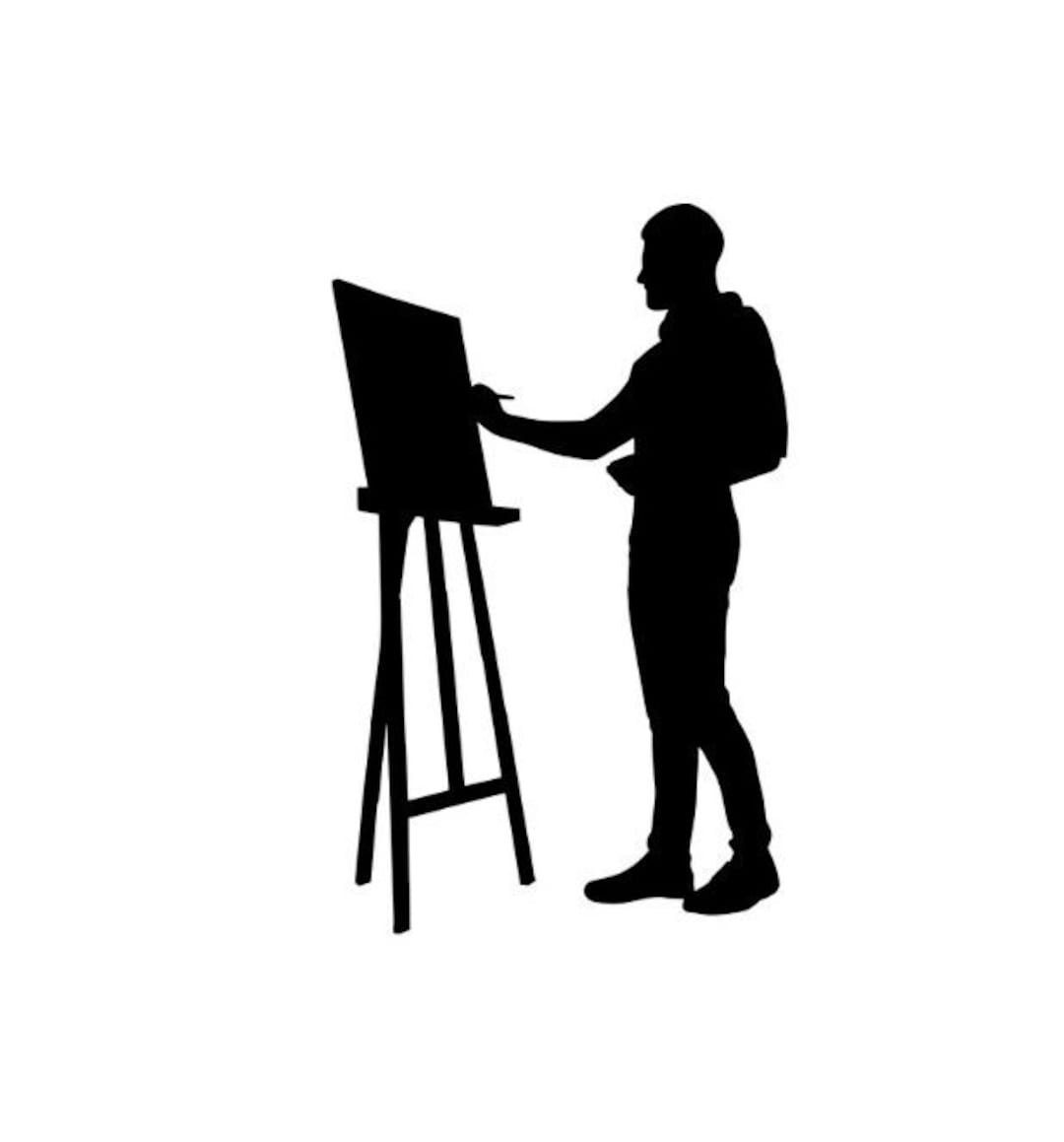 Artist Svg, Painting Svg, Painter Svg, Canvas Svg, Vector File in SVG ...