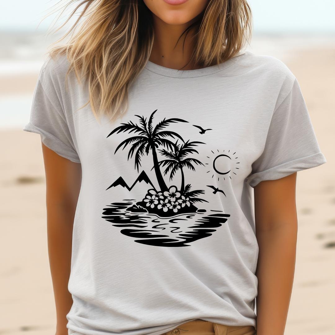 Beach Svg, Vacation Svg, Island Svg, Tropical Island Svg, Summer ...