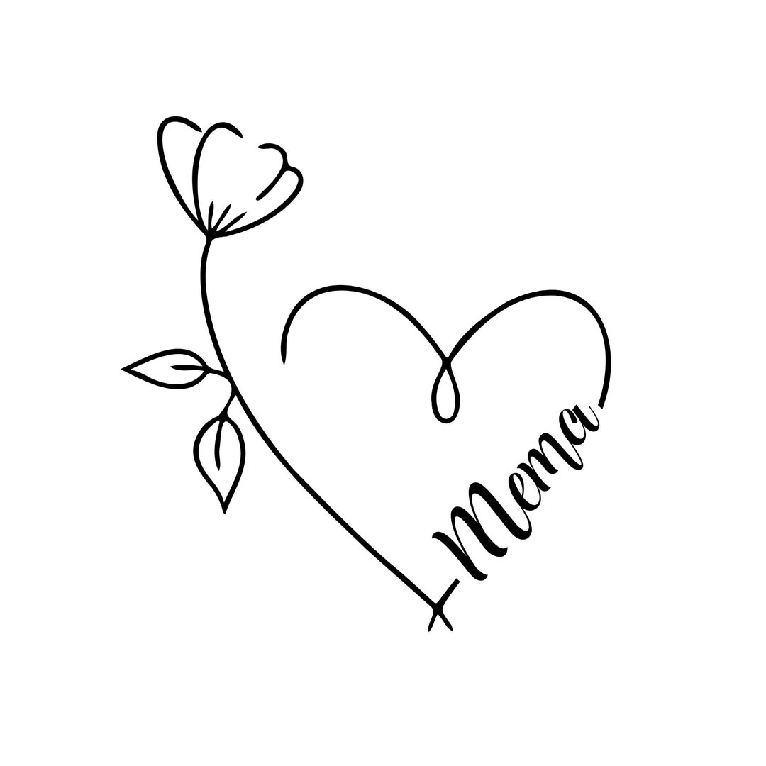 Mema Svg, Mema Heart Svg, Mema Flower Svg, Heart Mema Svg, Mom Svg ...