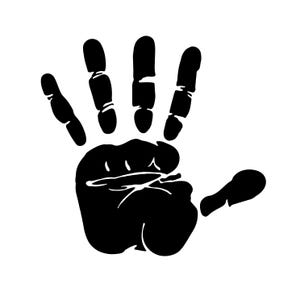 Handprint SVG: High Five Vector Graphic (digital Download) - Etsy