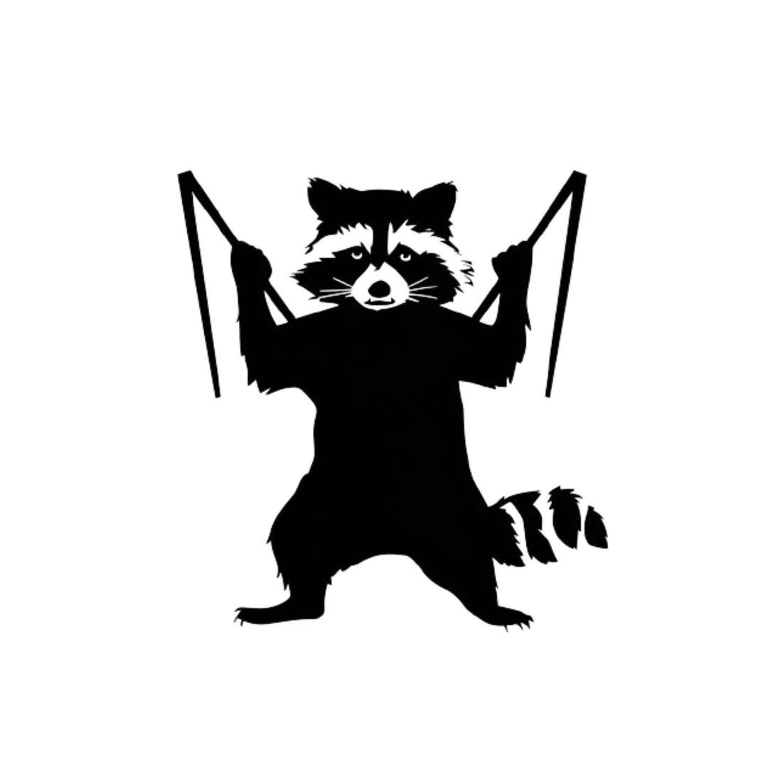 Raccoon Svg, Funny Raccoon Svg, Nunchaku Svg, Cute Raccoon Svg, Kung Fu ...
