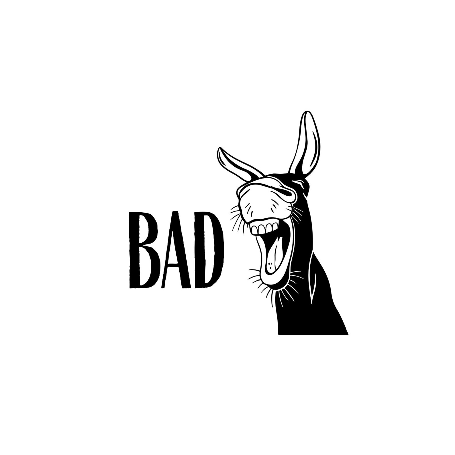 Bad Donkey Svg Donkey Svg Ass Svg Bad Ass Svg Funny Donkey - Etsy