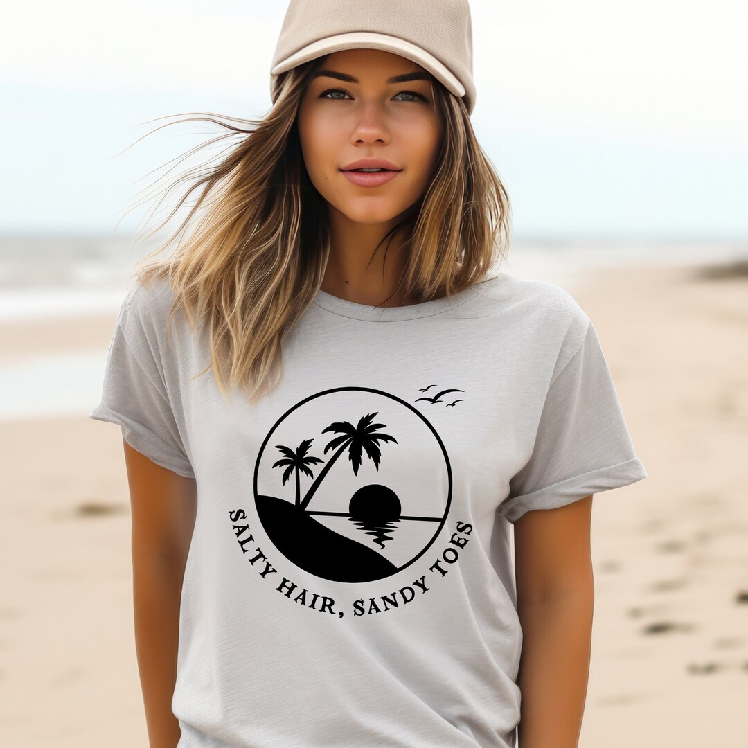 Salty Svg, Salty Hair Svg, Sandy Svg, Sandy Toes, Beach Svg, Palm Trees ...