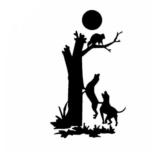 Dog and Tree - Etsy