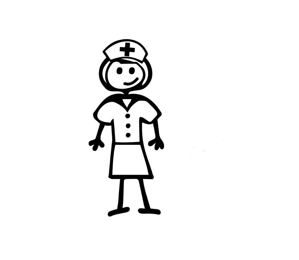 Male Nurse Stick Figure