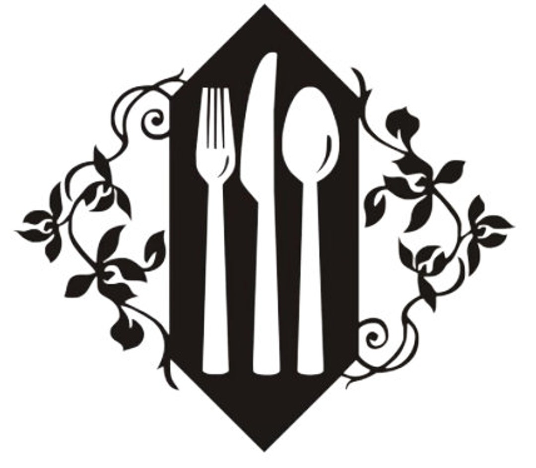 Kitchen Svg, Cafe Svg, Place Setting Svg, Utensils Svg, Fork Svg, Spoon ...