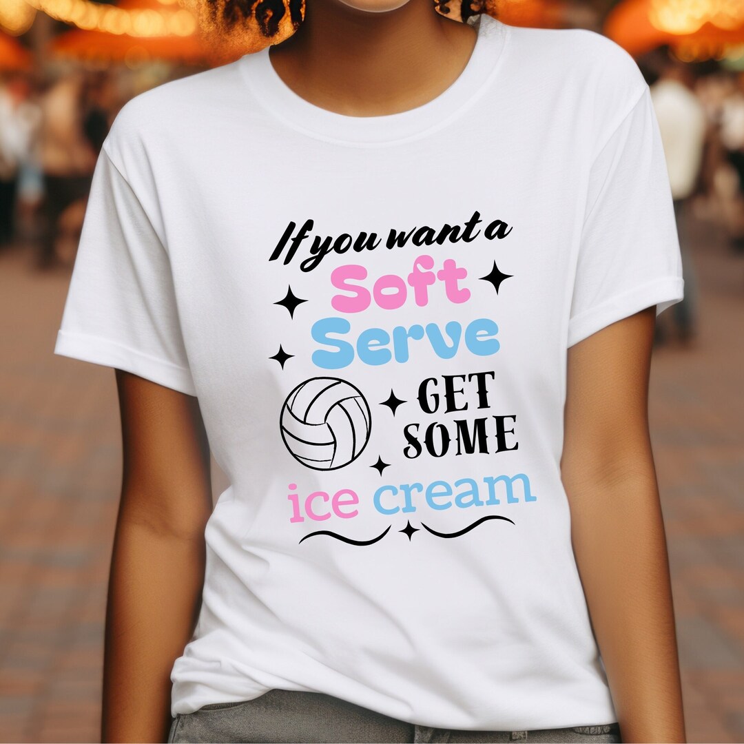 Volleyball Svg, Soft Serve Svg, Sports Svg, Funny Volleyball Svg, Serve ...