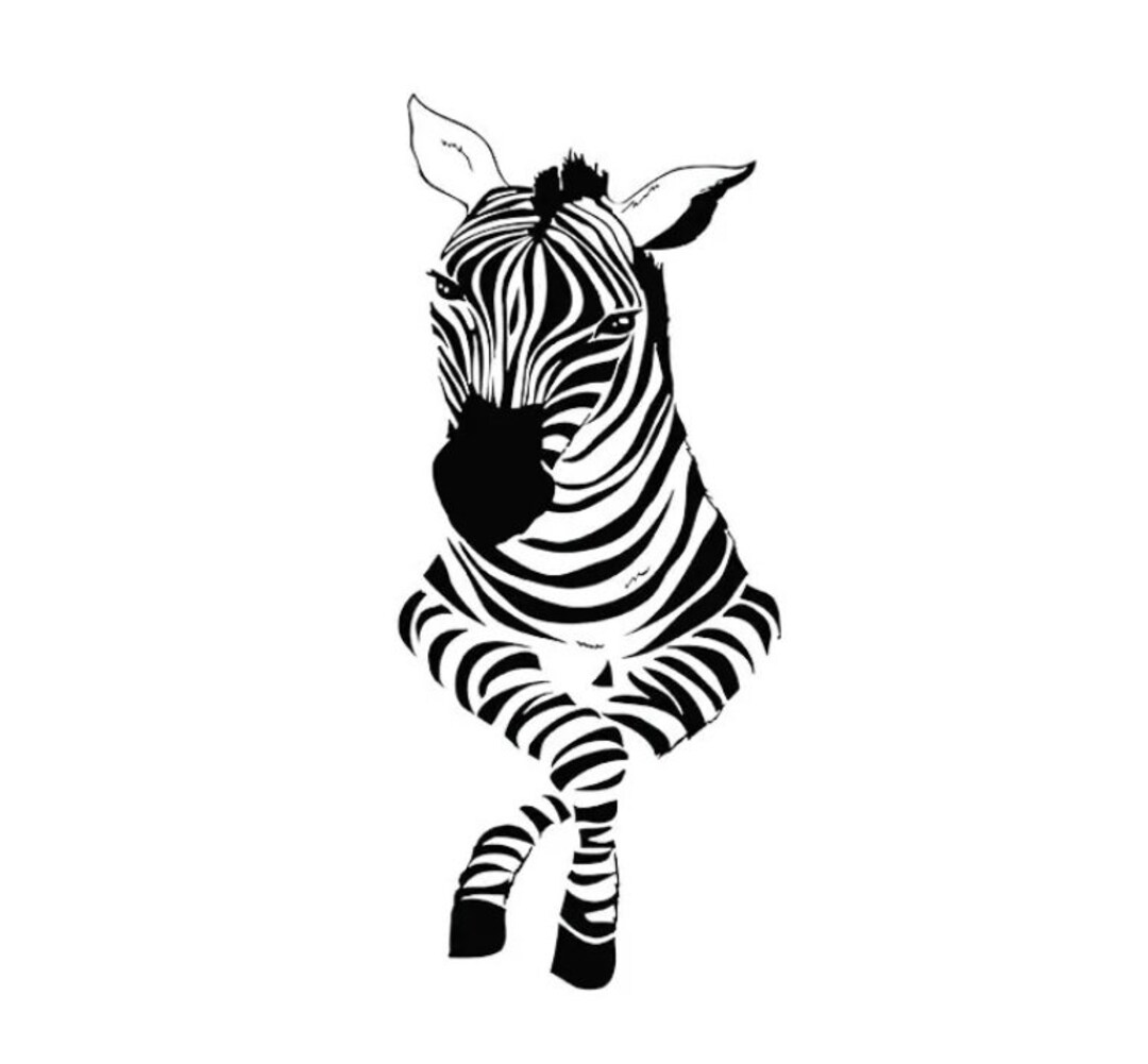 Zebra SVG, Legs Crossed, Safari Animal Clipart (digital Download) - Etsy UK