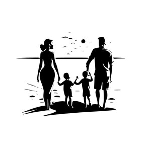 Family Svg, Beach Svg, Mom Svg, Dad Svg, Children Svg, Kids Svg, Family ...