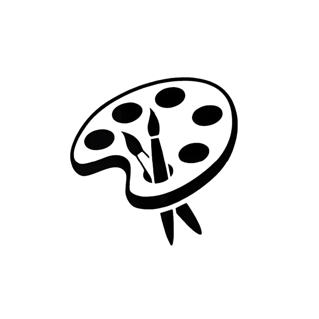 Paint Pallet Svg, Art Svg, Paintbrushes Svg, Pallet Svg, Painting Svg ...