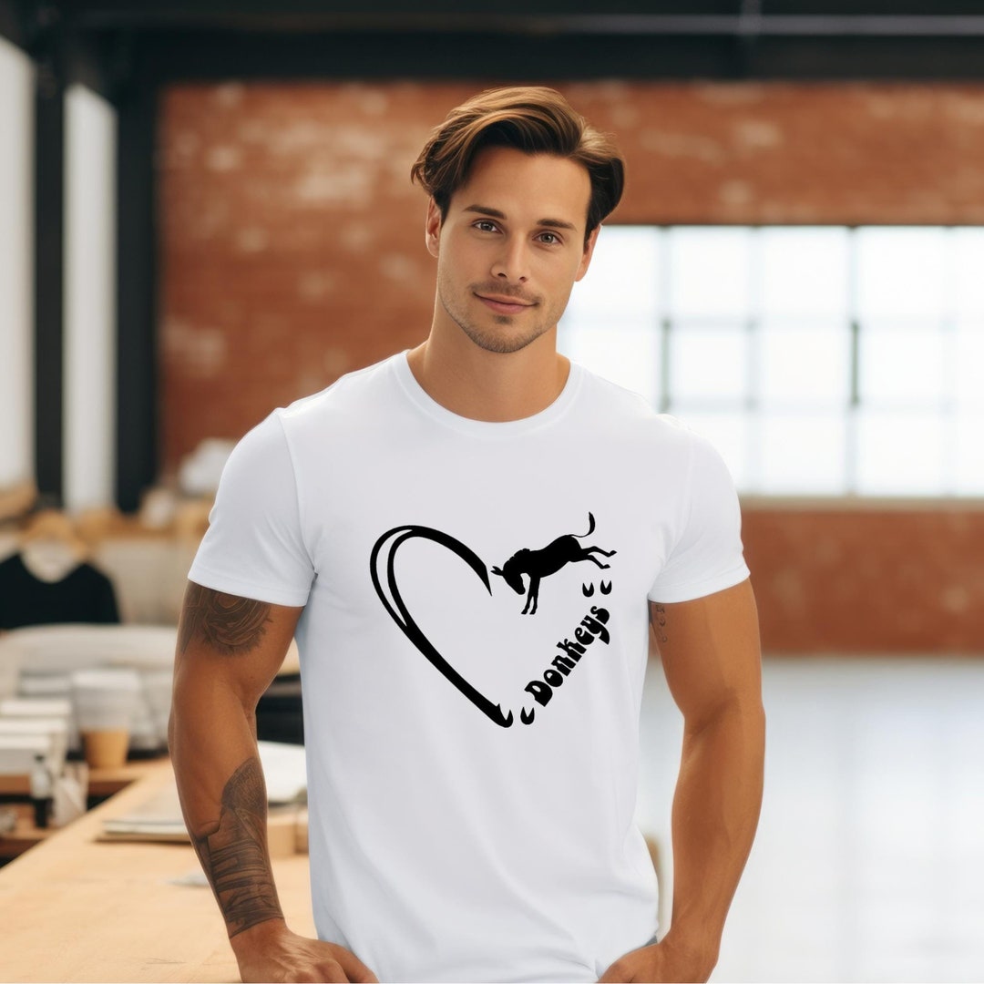 Donkey Svg, Donkeys Svg, Love Donkeys Svg, Heart Donkeys Svg, Donkey ...