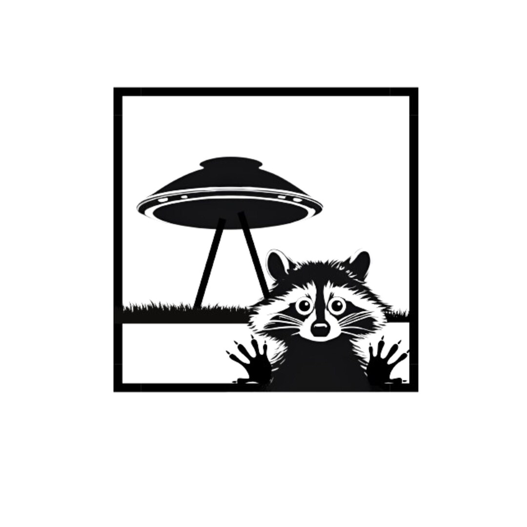 Raccoon Ufo Svg, Raccoon Svg, Ufo Svg, Funny Raccoon Svg, Raccoon ...