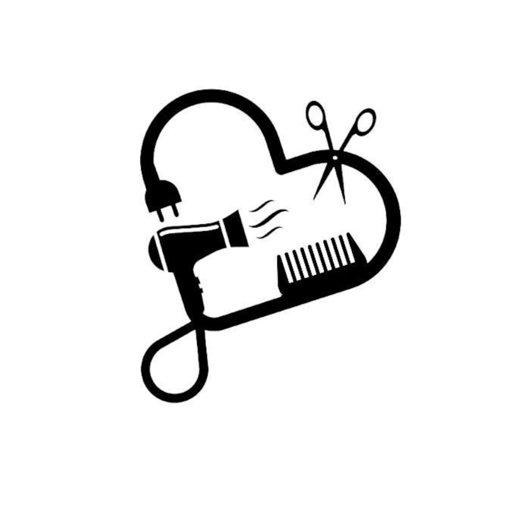 Hair Dryer Svg, Heart Blow Dryer Svg, Hair Stylist Svg, Beauty Svg ...
