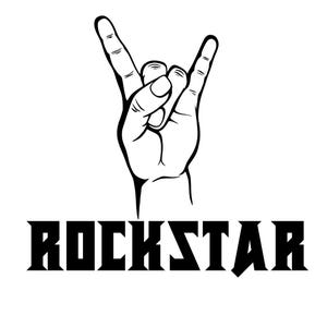 Rockstar Svg, Music Svg, Rock Music Svg, Rock Music Sign Svg, Rockstar ...