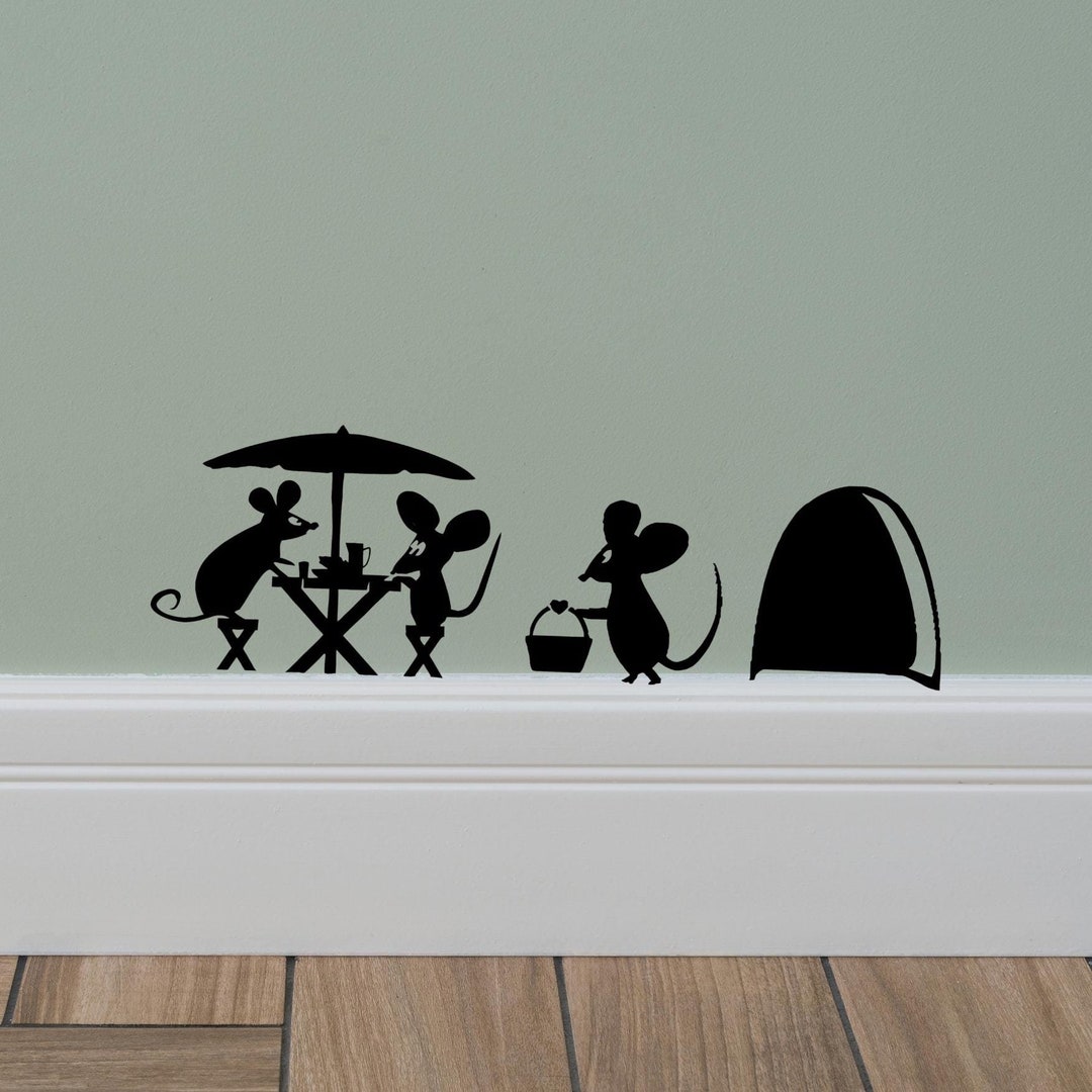 Mousehole Svg, Mouse Picnic Svg, Baseboard Svg, Mouse Family Svg, Mouse ...