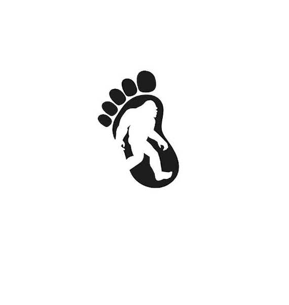 Sasquatch Footprint Vector
