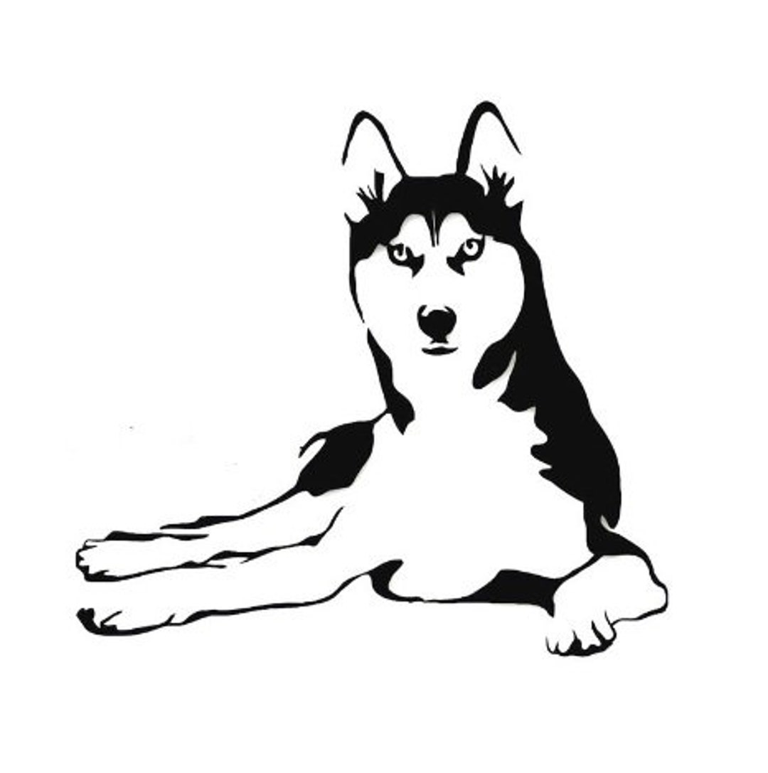 Siberian Husky Svg Husky Svg Dog Svg Vector File In Svg Etsy