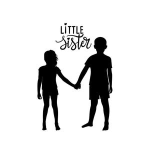 Little Sister Svg, Sister Svg, Big Brother Svg, Brother and Sister Svg ...