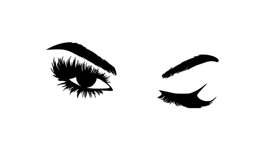 Woman Winking Svg, Face Svg, Winking Svg, Eye Winks Svg, Eyes Svg ...