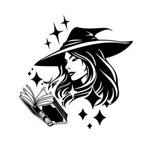 Witch Svg, Beautiful Witch Svg, Spells Svg, Halloween Svg, Beautiful ...