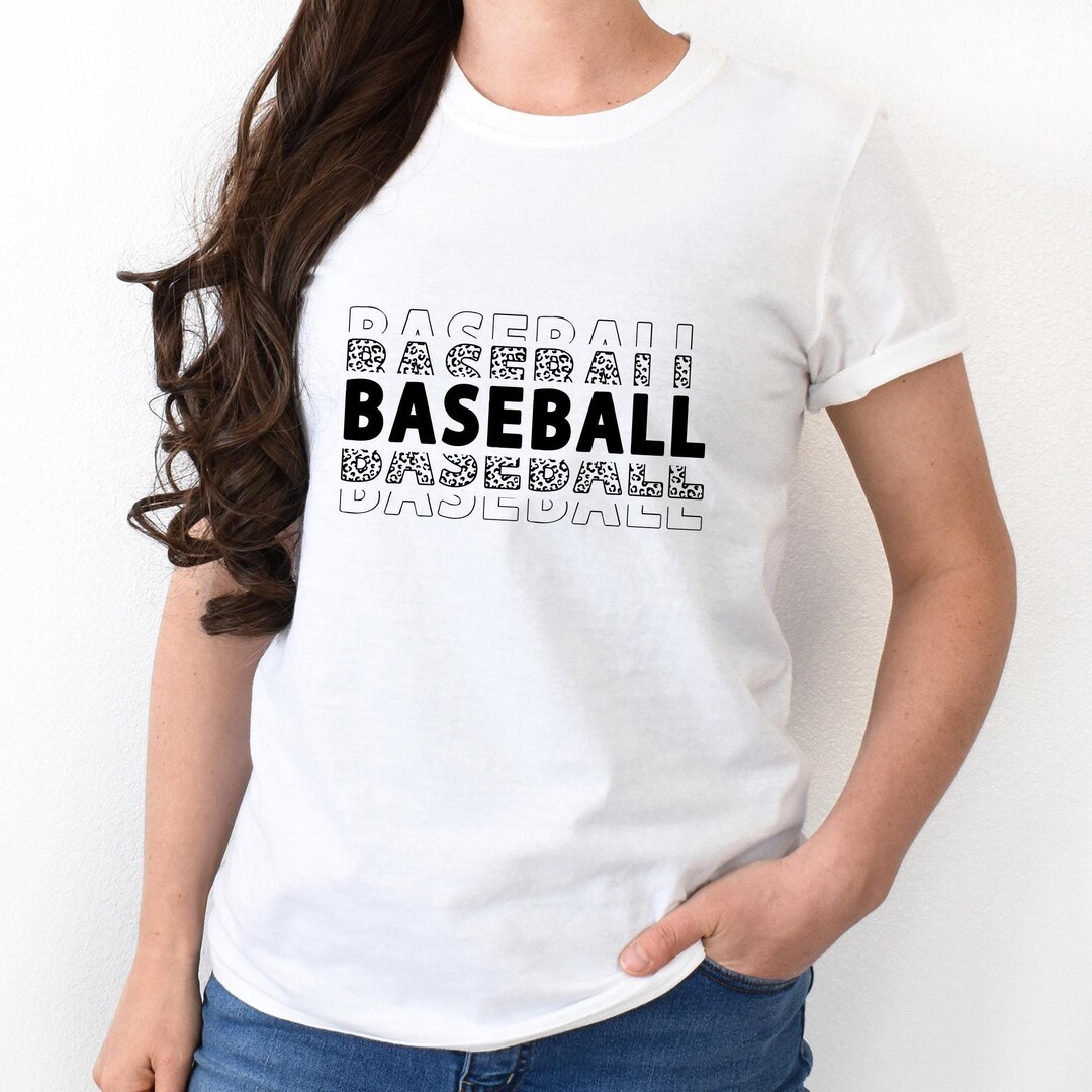 Baseball Svg, Sports Svg, Baseball Leopard Print Svg, Baseball T-shirt ...