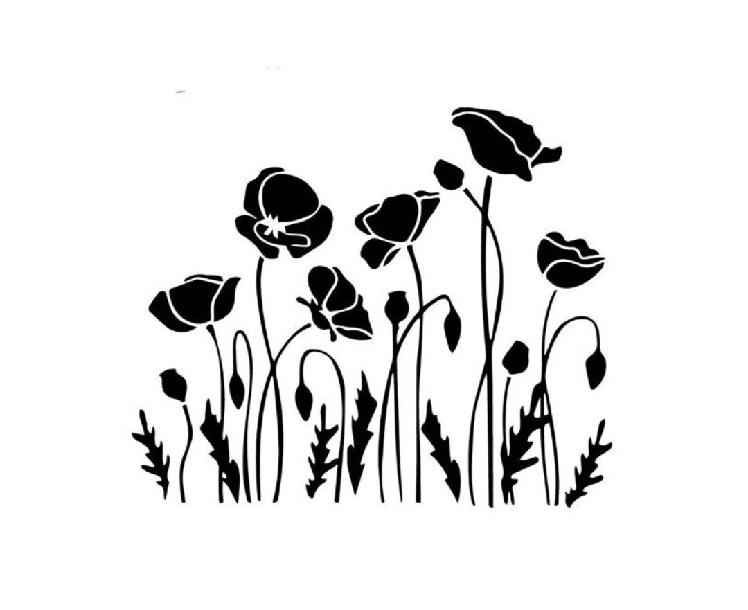 Flowers Svg, Boho Flowers Svg, Row of Flowers Svg, Wildflowers Svg ...