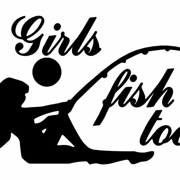 Girls Fish Too - Etsy