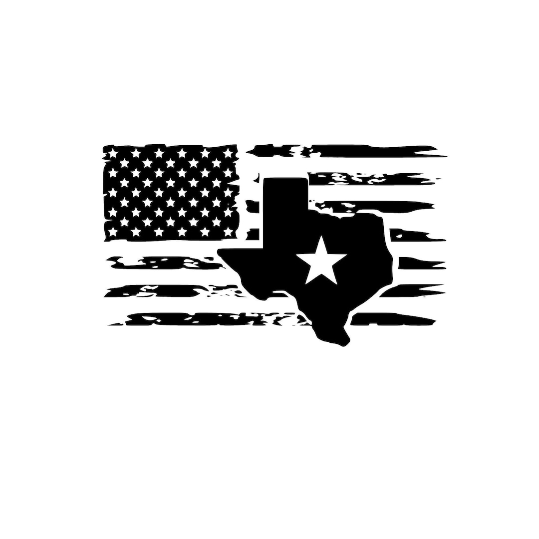 Texas Flag SVG Clipart: USA Pride Cut File (digital Download) - Etsy
