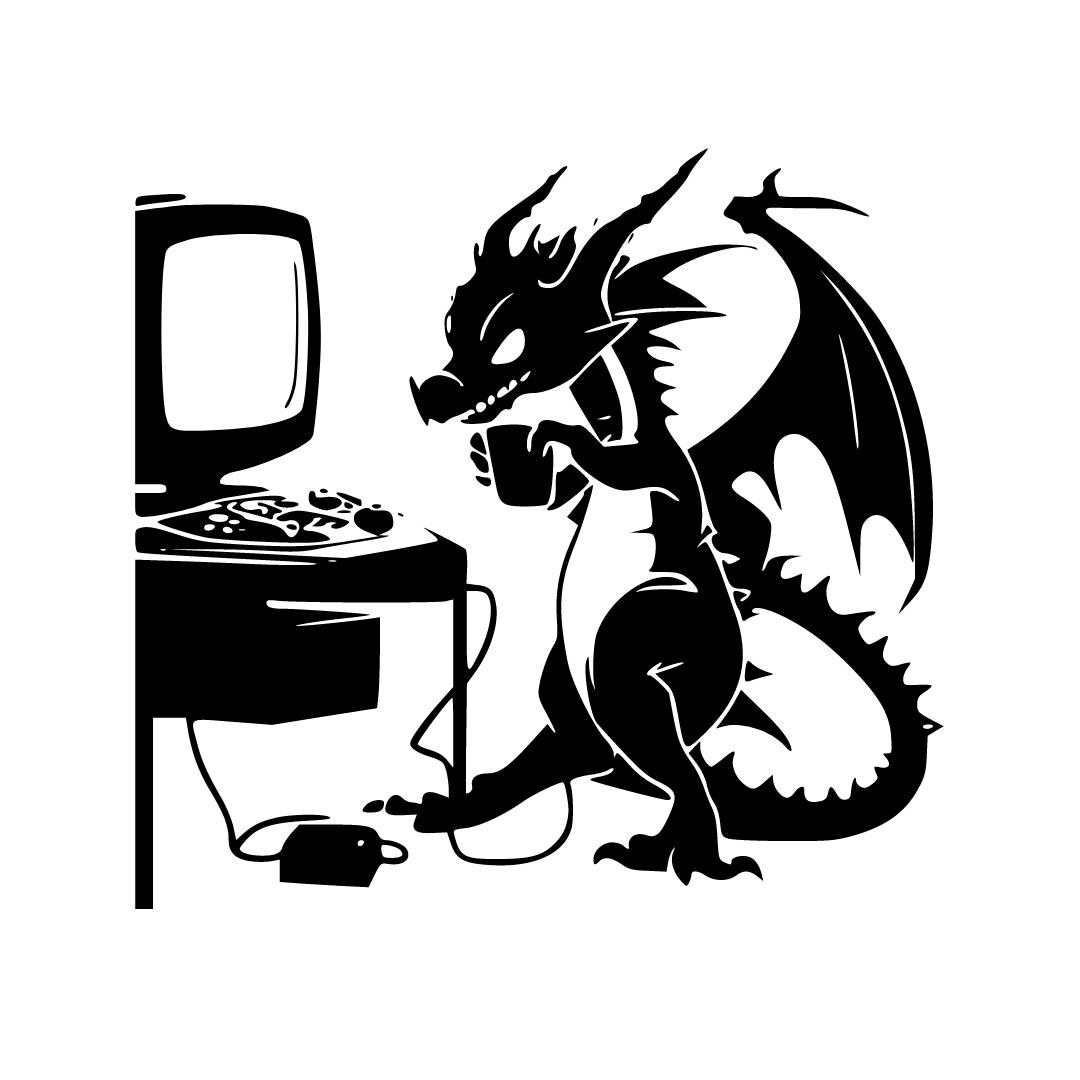 Dragon Svg, Gamer Svg, Dragon Gaming Svg, Gaming Svg, Gamer Svg, Dragon ...