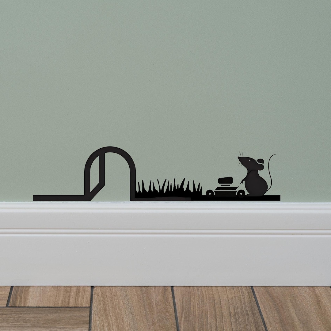 Mouse Svg, Mouse Hole Svg, Baseboard Svg, Mouse Life Svg, Mouse Mowing ...