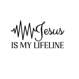 Jesus is My Lifeline Svg, Jesus Svg, Lifeline Svg, Christian Svg, Faith ...