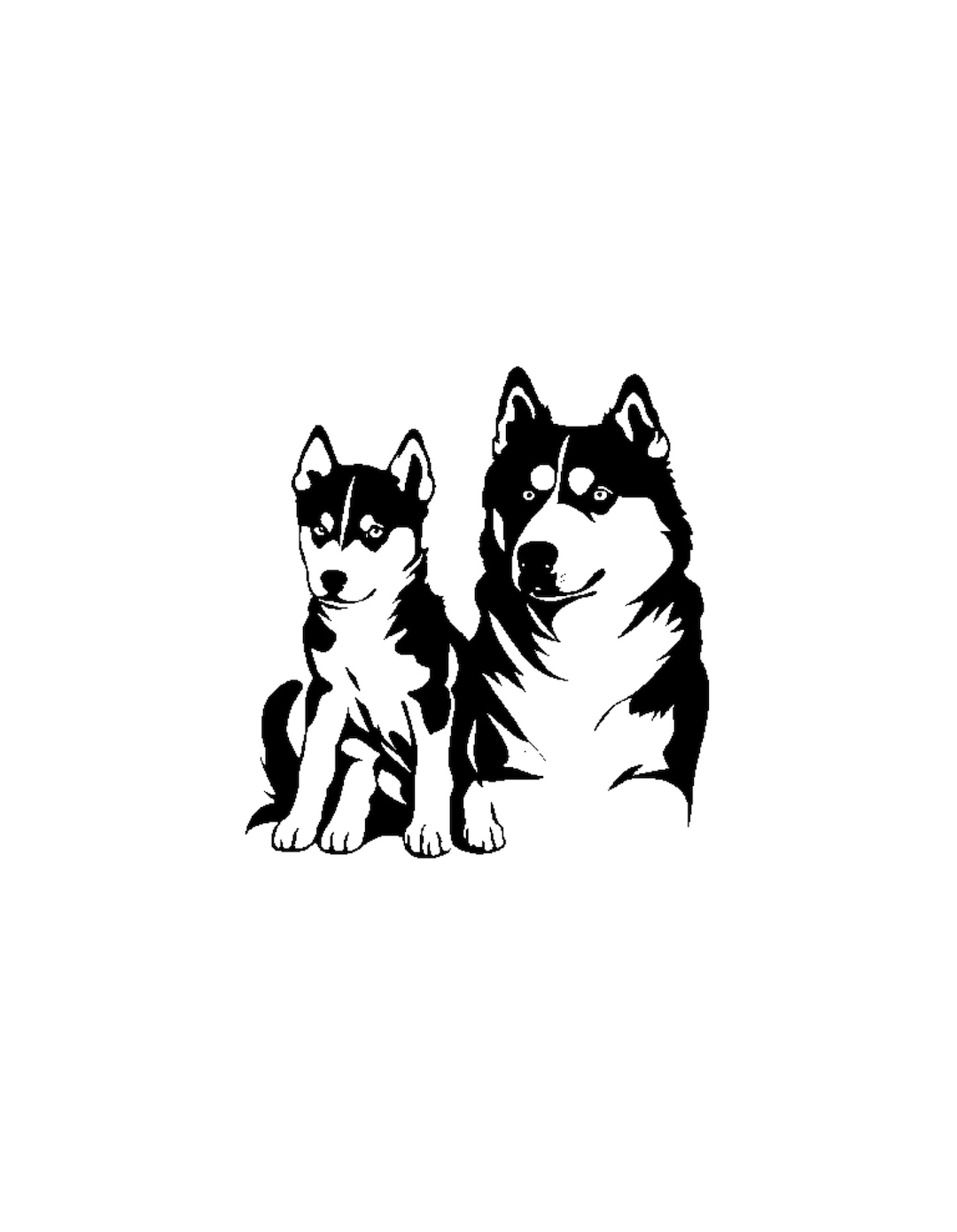 Husky Dog Svg Husky Puppy Svg Dogs Svg Husky Dog Decal Svg Husky