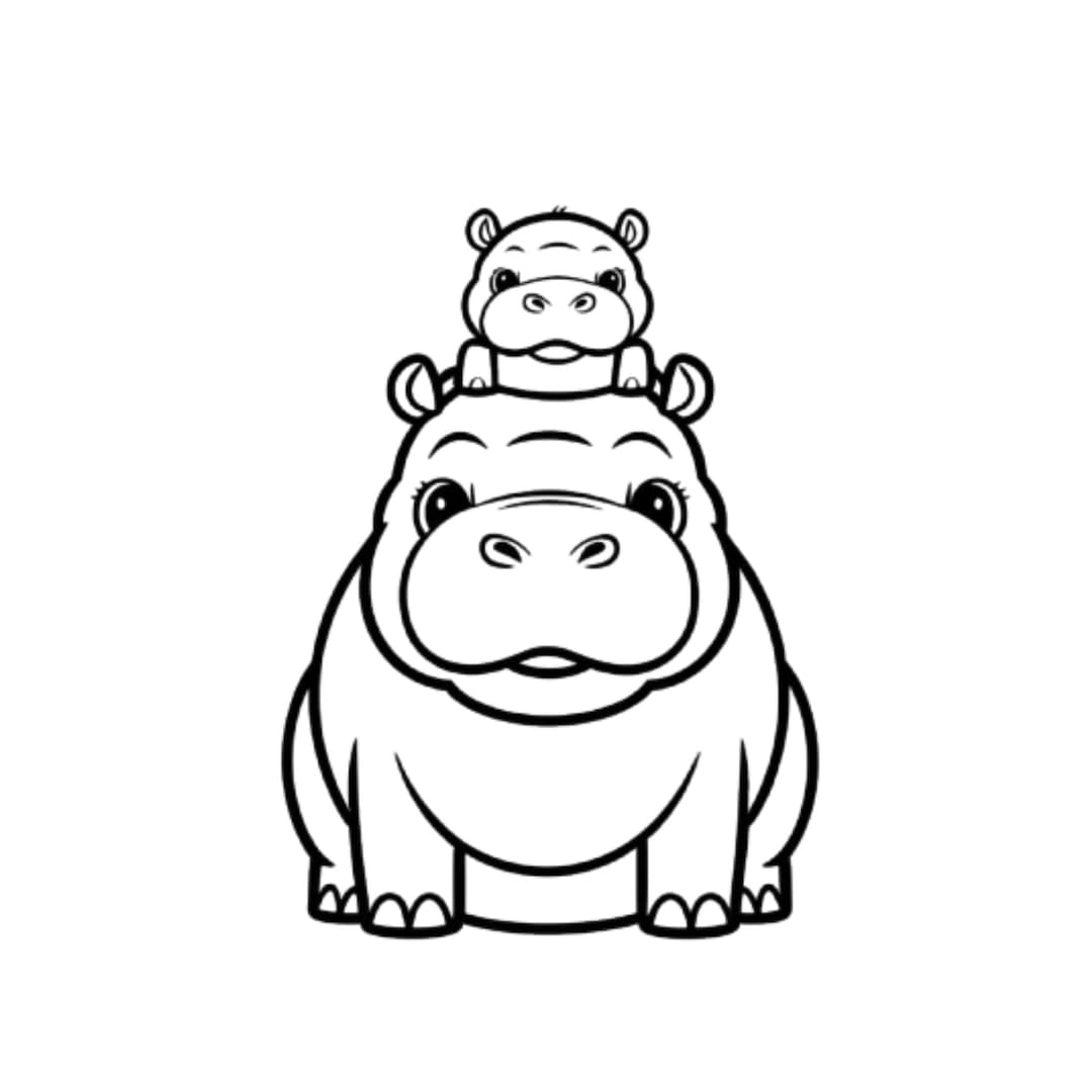 Hippo Svg, Hippo Png, Hippopotamus Svg, Hippopotamus Png, Zoo Svg, Zoo ...