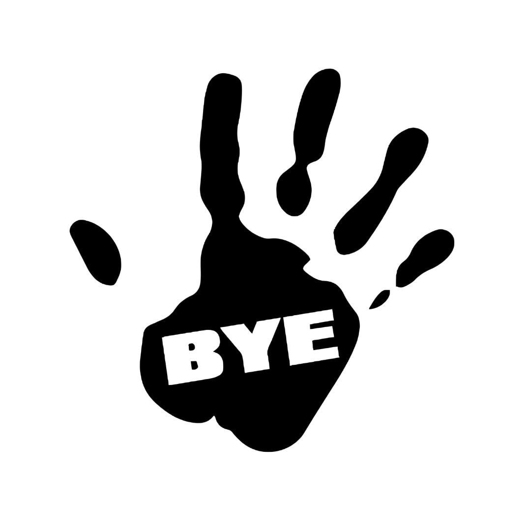 Hand Waving Svg, Rear Window Wave Svg, Goodbye Svg, Hand Svg, Goodbye ...