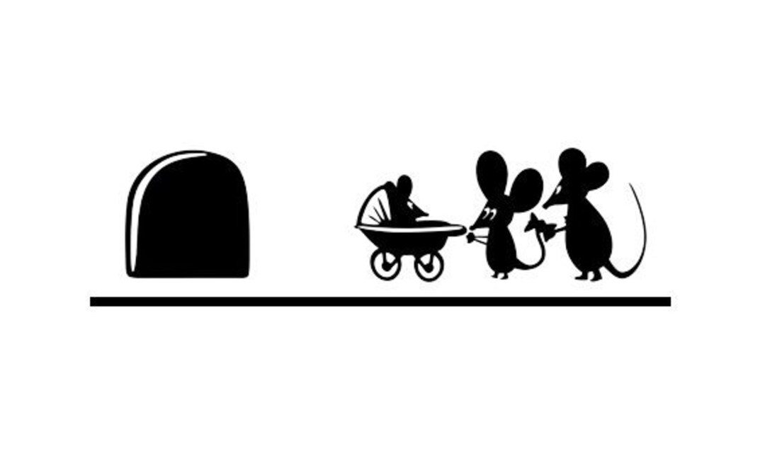 Mouse Svg Baseboard Svg Mousehole Svg Mouse Family Svg - Etsy