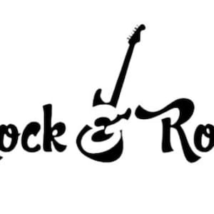 Rock and Roll Svg Guitar Svg, Music Svg, Guitars Svg, Rock Band Svg ...