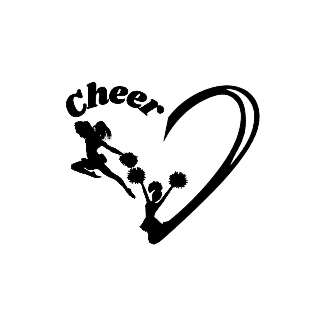 Cheer Svg, Love Cheer Svg, Heart Cheer Svg, Cheering Svg, Cheer Squad ...