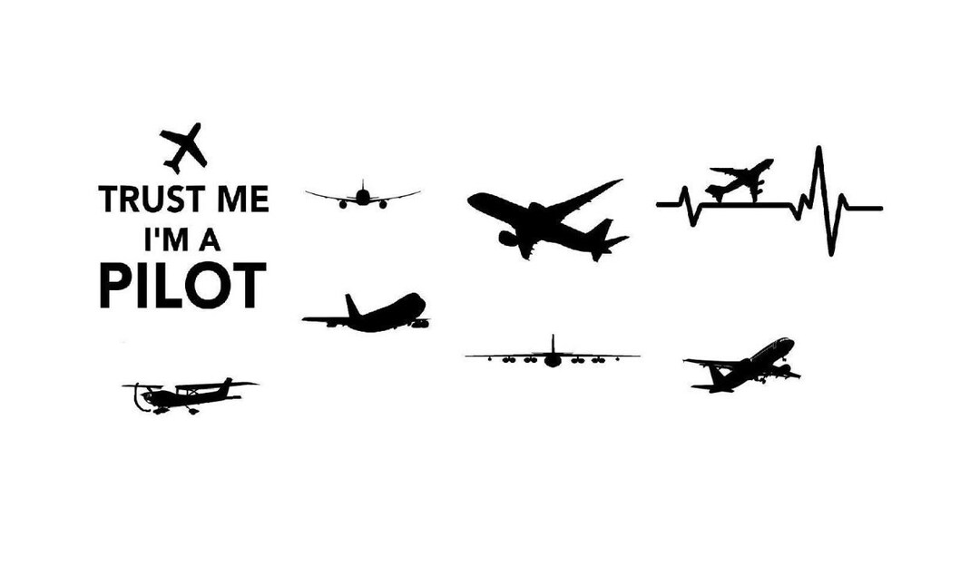 Pilot Svg Planes Svg Trust Me I'm a Pilot Svg Airplane - Etsy